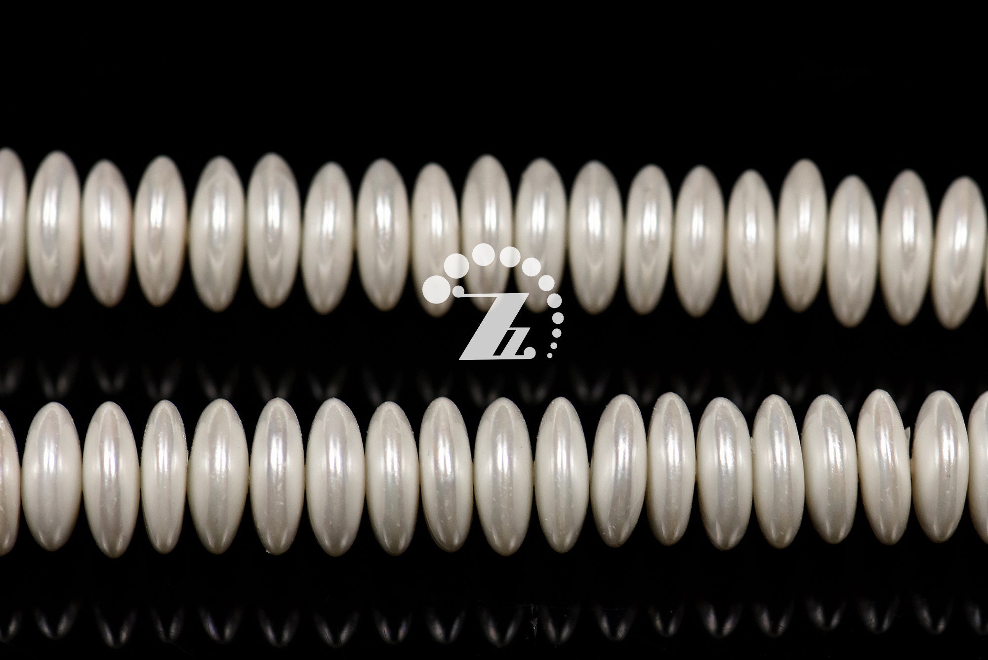 Shell Pearl15 Full Strand Shell Pearl Beadssmooth - Etsy