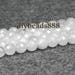 Jade,15 Inch Full Strand White Jade Faceted64 Round Beads,transparent ...