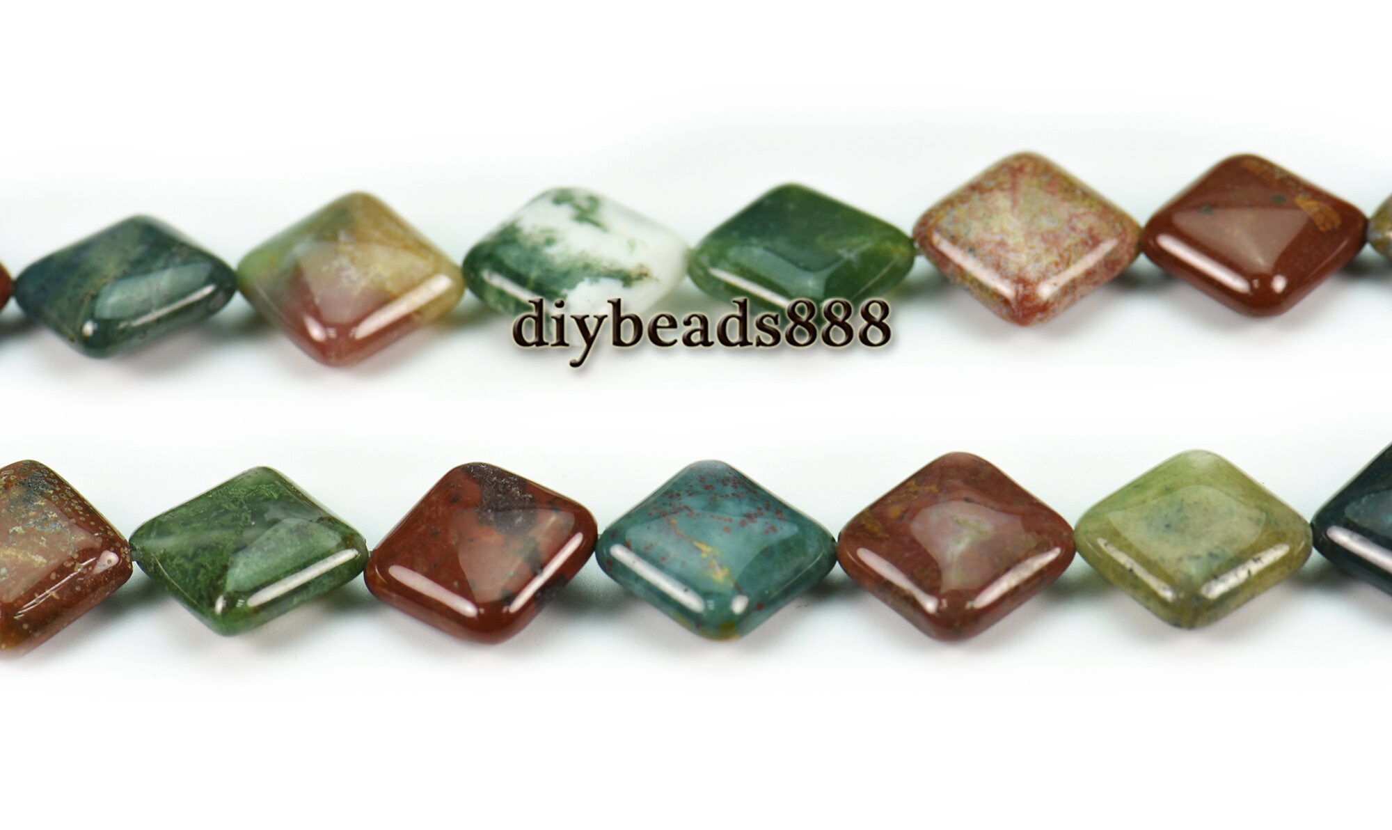 India Agate 15 Inch Full Strand Natural India Agate Smooth - Etsy