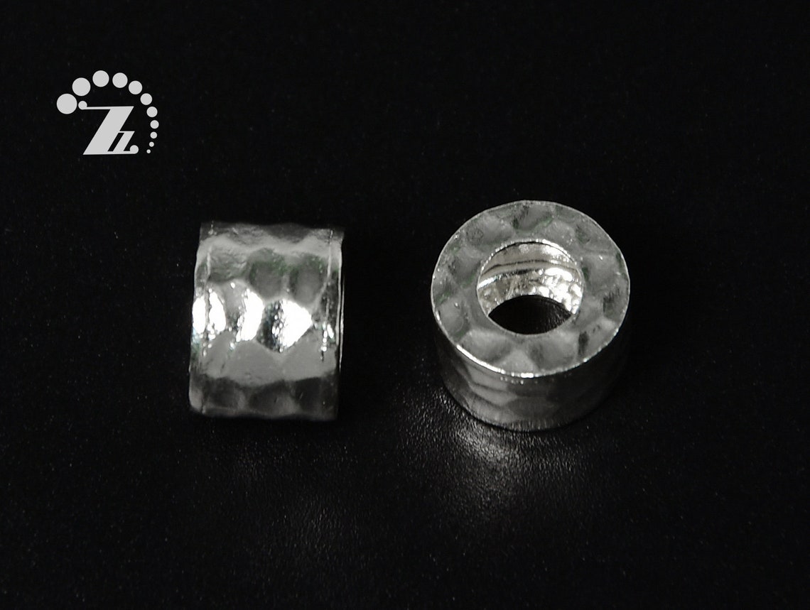 925 Sterling Silver cylinder spacer beadssilver | Etsy