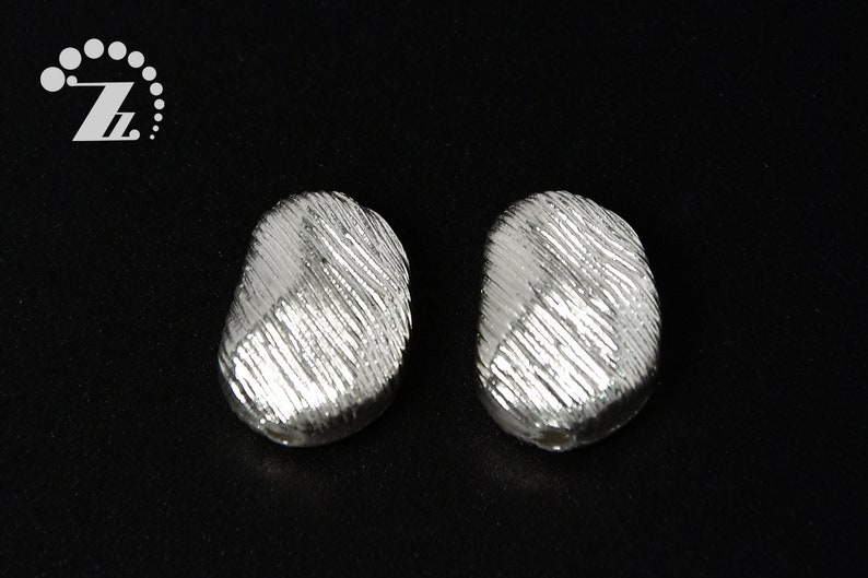 925 Sterling Silver2 pcs Solid 925 Sterling Silver irregular | Etsy