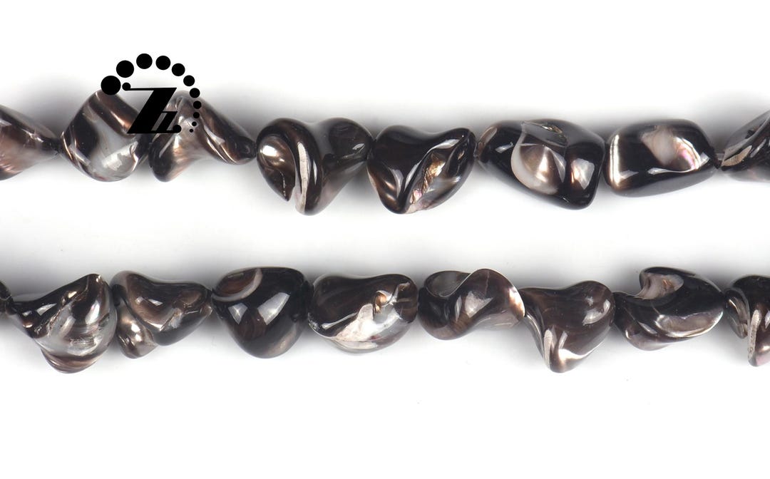 Brown MOP Smooth Nugget Beads,mop,mother of Pearl,sea Shell,shell Beads ...
