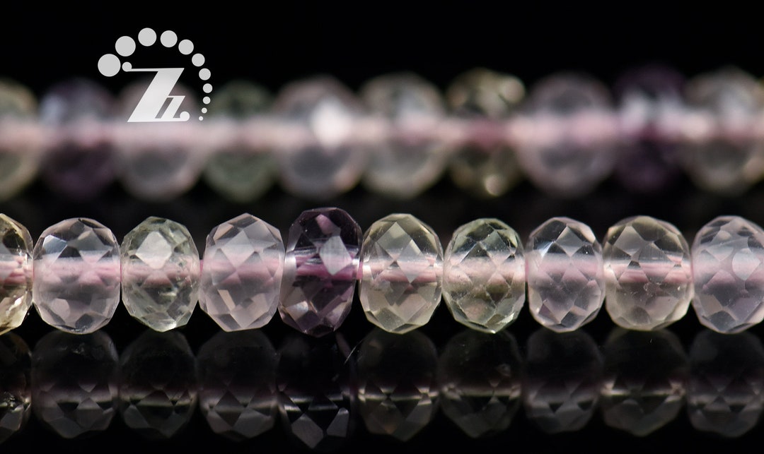 Rainbow Crystal Quartz Faceted Rondelle Beads,abacus Beads,space Beads ...