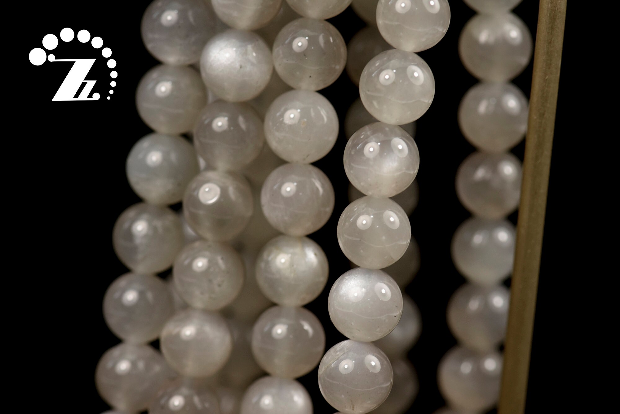 Grey Moonstone Smooth Round Beads,moonstone,gray Moonstone,gemstone,diy ...