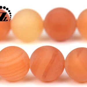 Red Agate Matte Round Beads,agate Beads,frosted Bead,natural,gemstone ...