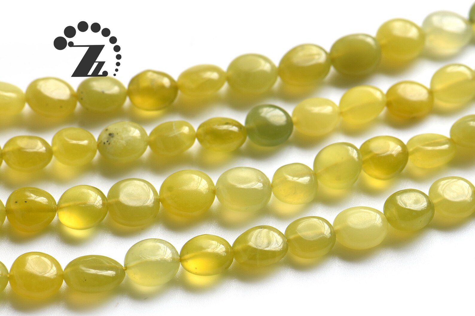 Korean Jade Pebble Chips Beadsnaturalgemstonediy - Etsy