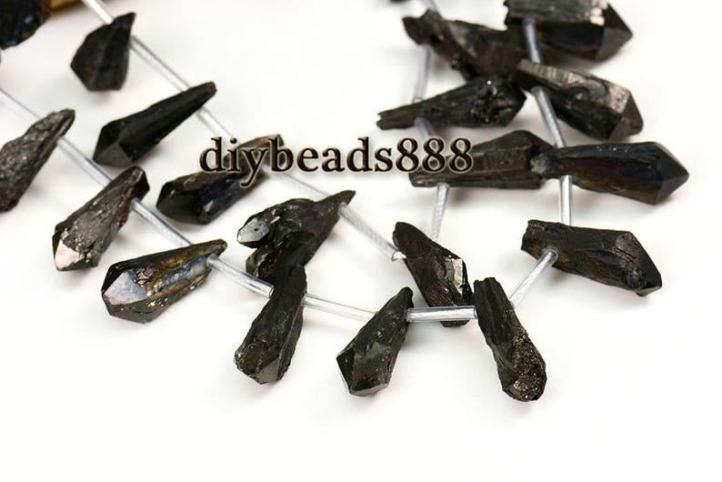 Mystic Coated Titanium Quartz Rough Freedom Teardroprough - Etsy