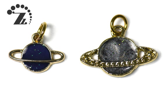 Alloy Charm Enamel Charm Universe Charm Space Astronomy - Etsy