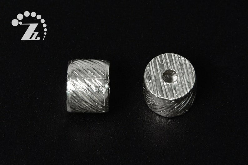 925 Sterling Silver Cylinder Spacer Beadssilver - Etsy