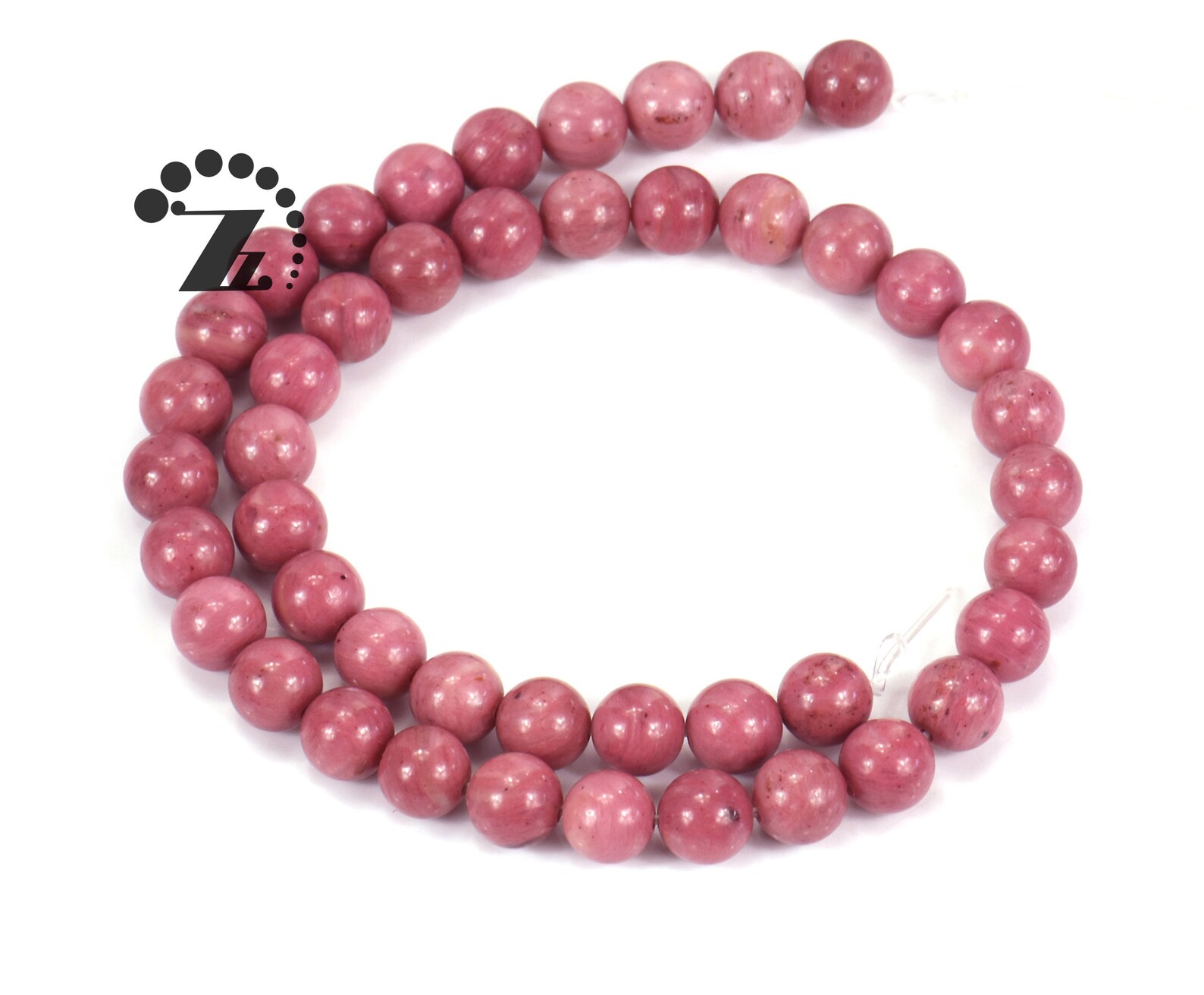 Rhodonite Smooth Round Beads,rhodochrosite,natural,gemstone,diy,jewelry ...