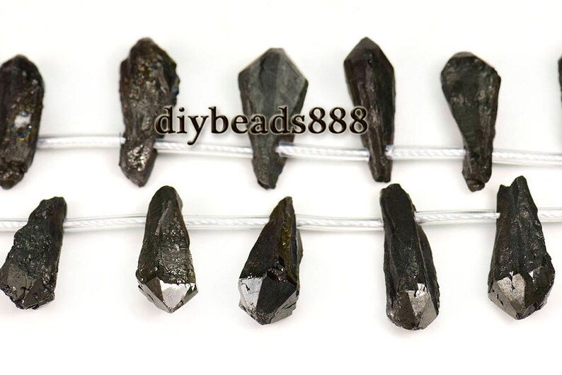 Mystic Coated Titanium Quartz Rough Freedom Teardroprough - Etsy