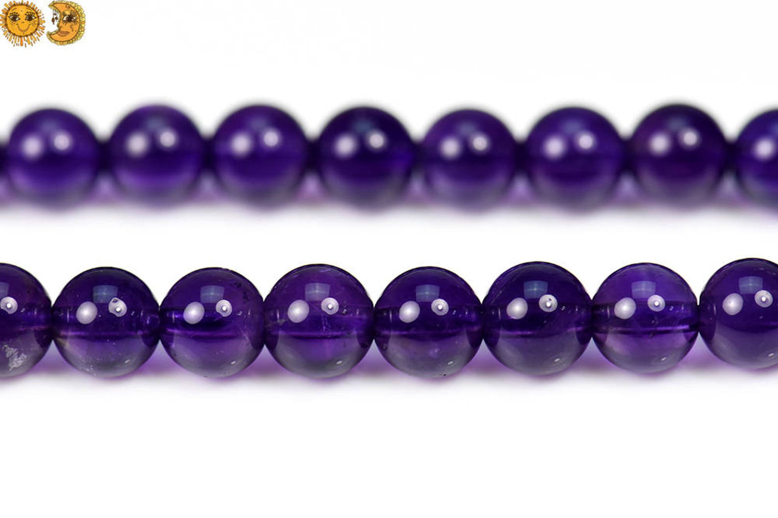 Grade AAA Amethyst Smooth Round Beads,purple Amethyst,crystal Quartz ...