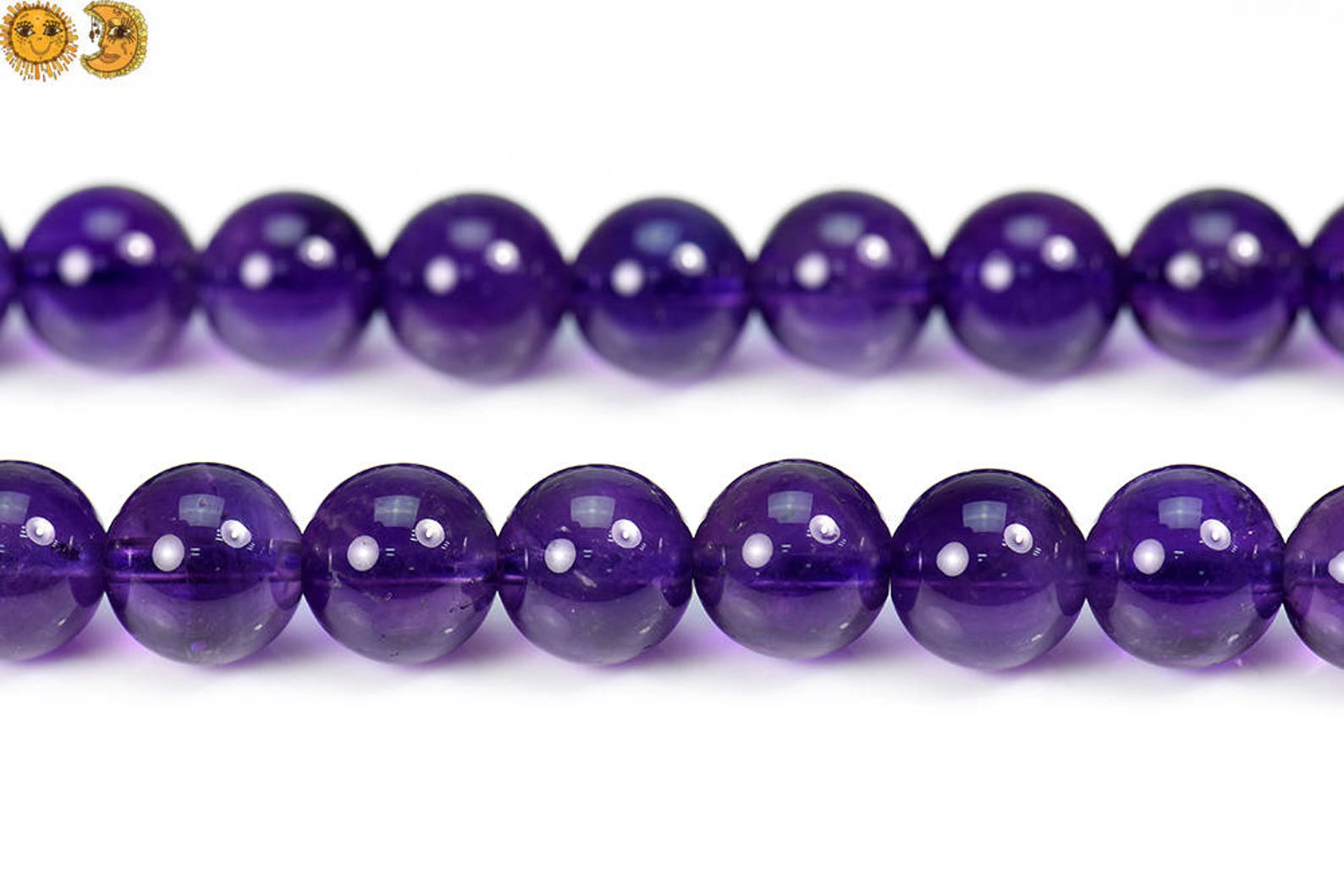 Grade AAA Amethyst Smooth Round Beads,purple Amethyst,crystal Quartz ...