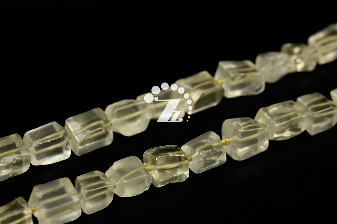 Lemon Quartz15 full strand Natural Lemon Quartz smooth | Etsy