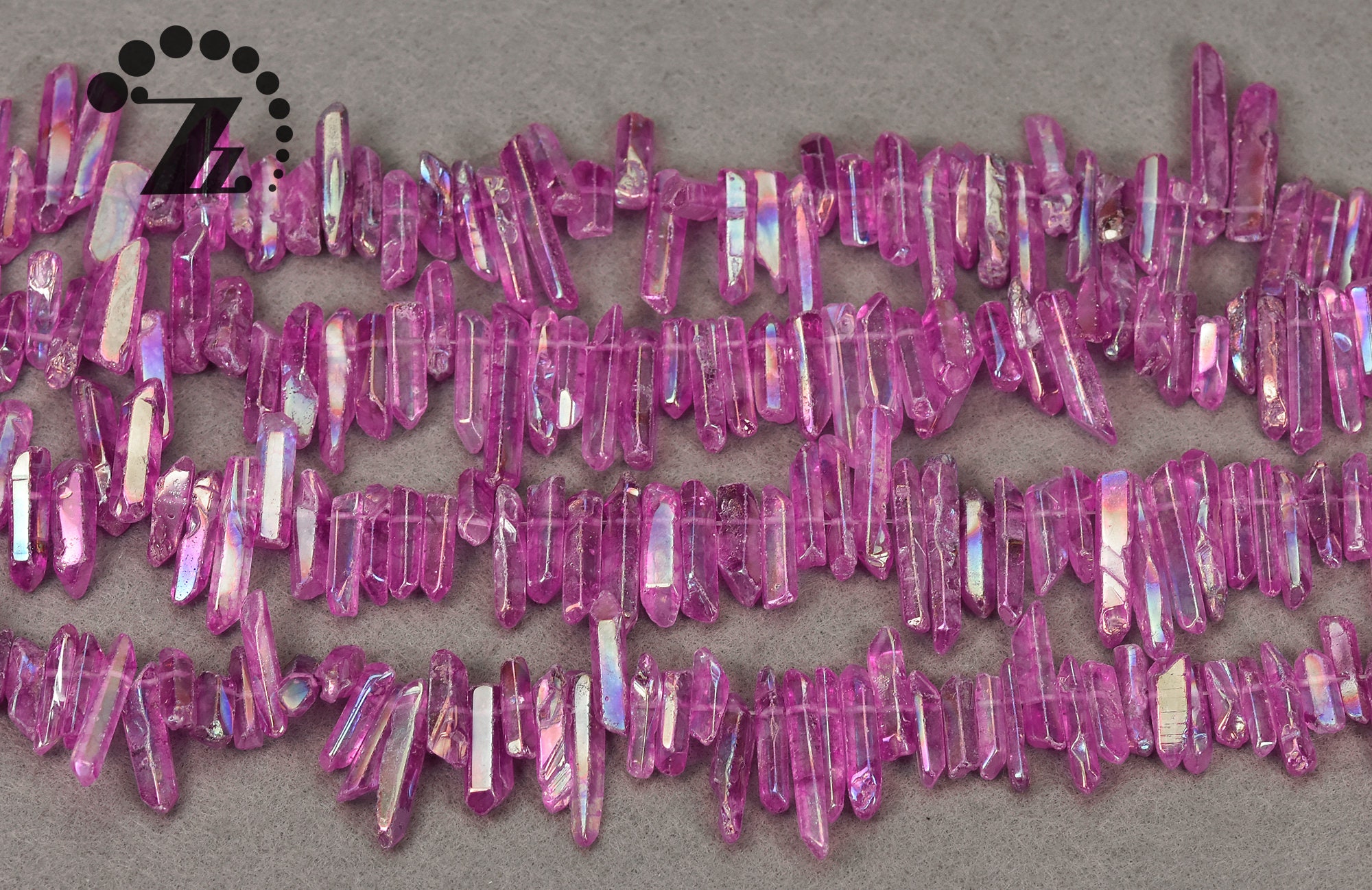 Electroplated Quartz CrystalMystic Coated Titanium quartz | Etsy