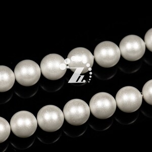 Shell Pearl,15" Full Strand Shell Pearl Matte Round Beads,shell Pearl ...