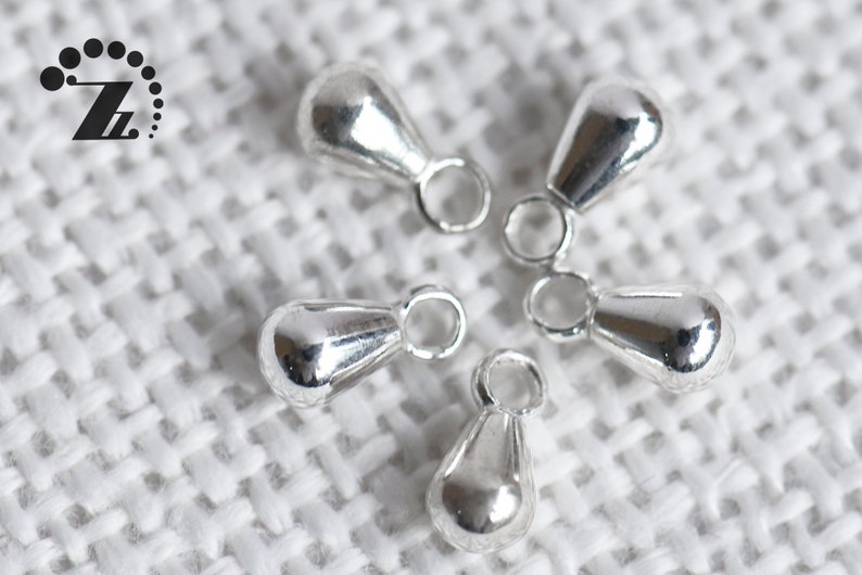 925 Sterling Silver Chain End Extension Teardrop Drop Chain - Etsy