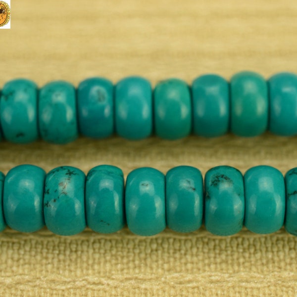 Rondelle Turquoise - Etsy