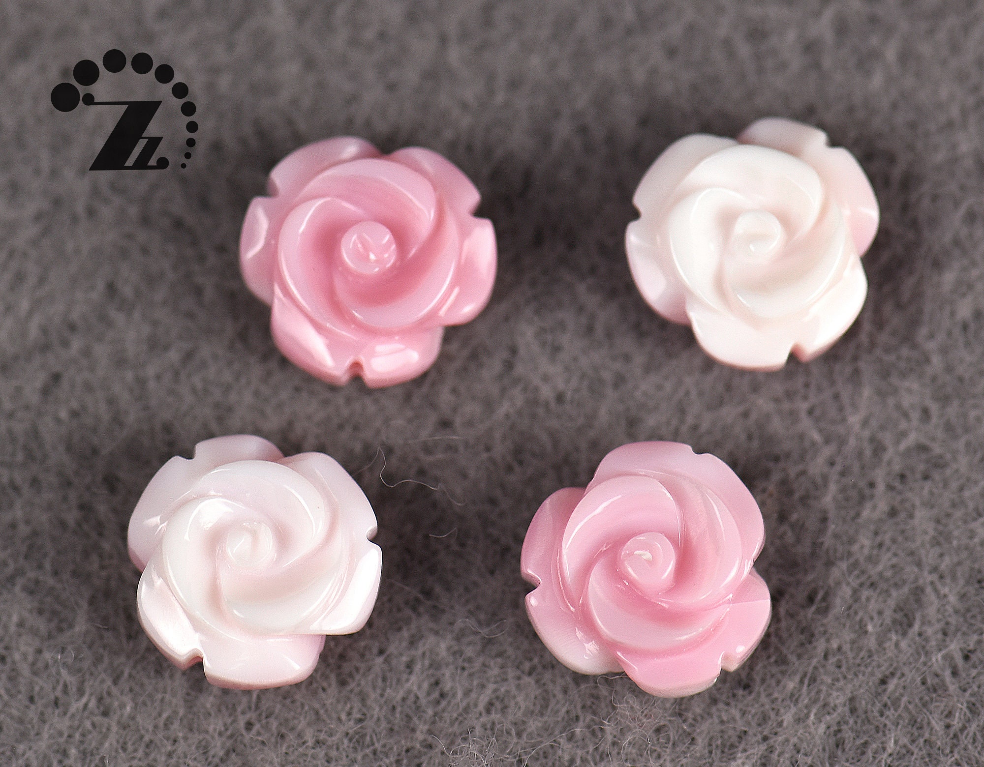 Pink Queen Conch Shell Double-faced Carved Rose Flower Shell - Etsy