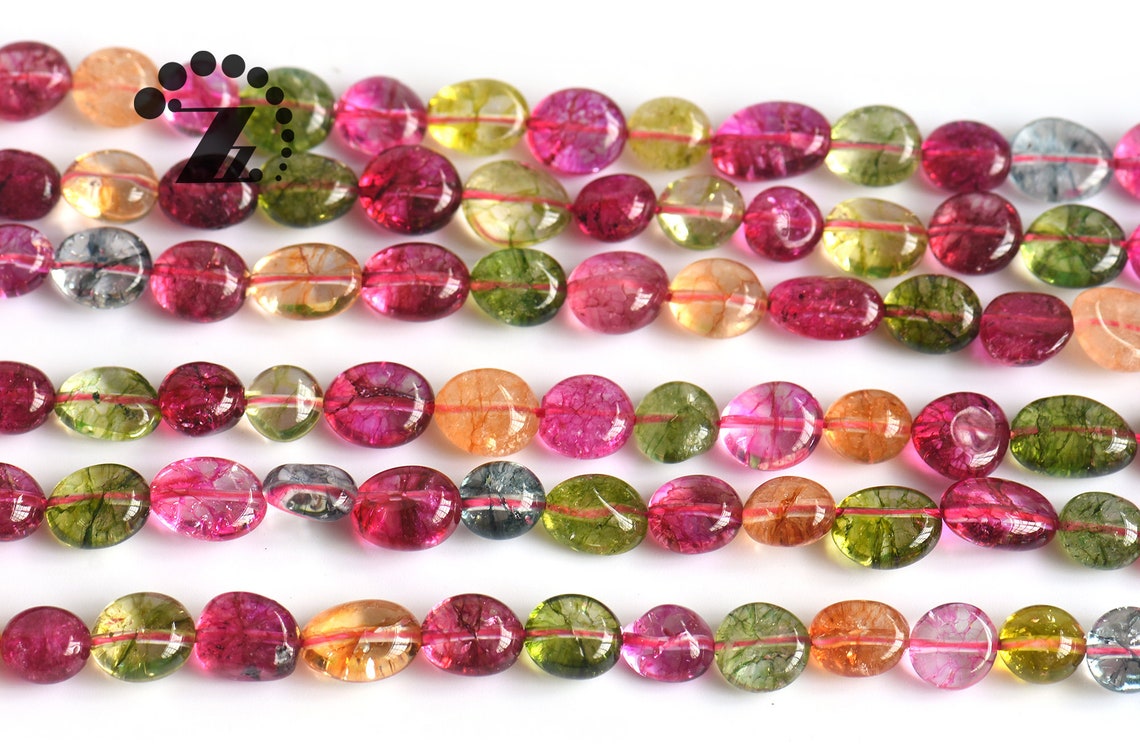 Multicolor Cracked Crystal Quartz Pebble Chips Beadscrystal - Etsy