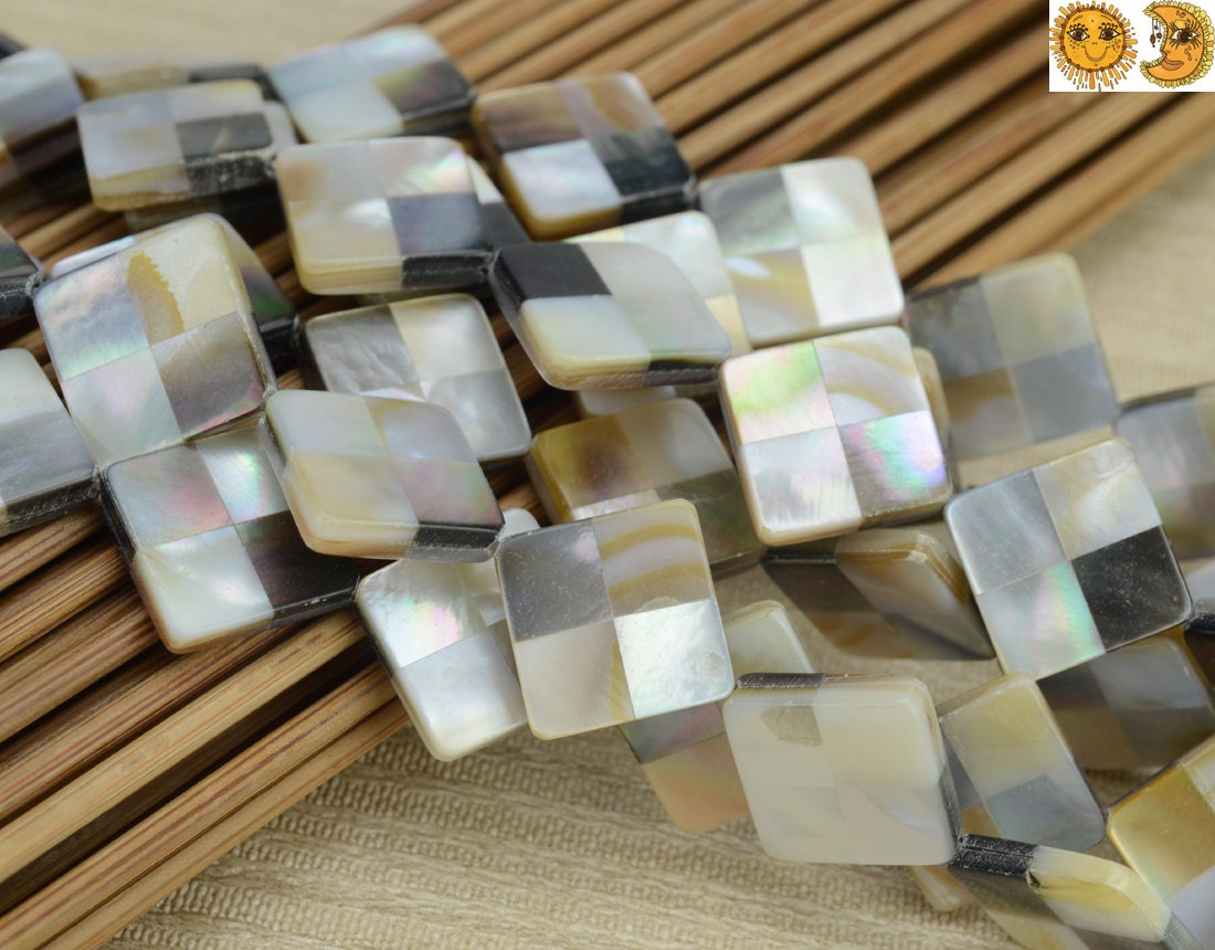 Black Shell15 Inch Full Strand Natural Black Shell Smooth | Etsy