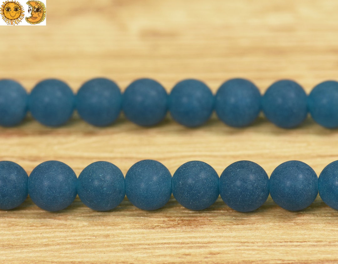 Malaysia Jade,15 Inch Full Strand Dark Green Malaysia Jade Matte Round ...