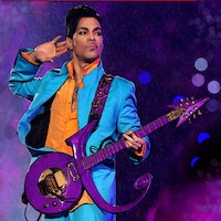 Prince Painting - Abstract Painting of Prince, the Legendary Musician ...