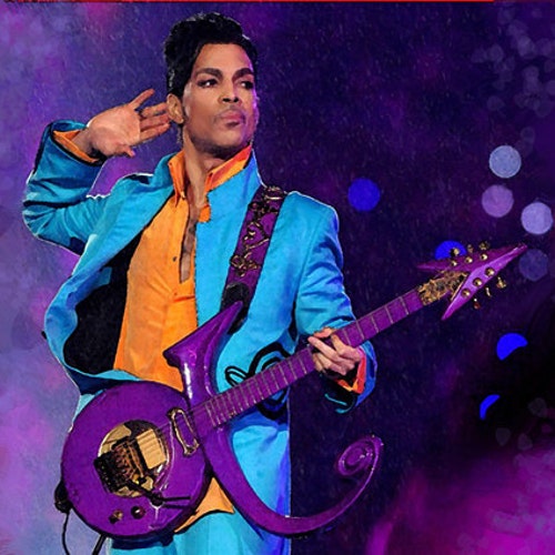 PRINCE Singer Musician Portrait Modern Abstract Painting on - Etsy