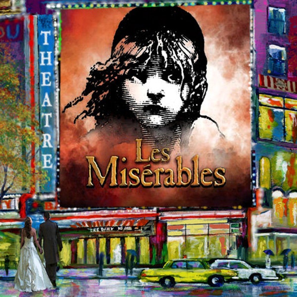 Les Miserables Musical Wall Art - Etsy