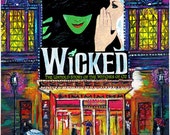 WICKED Broadway Musical Show. Times Square New York City. - Etsy