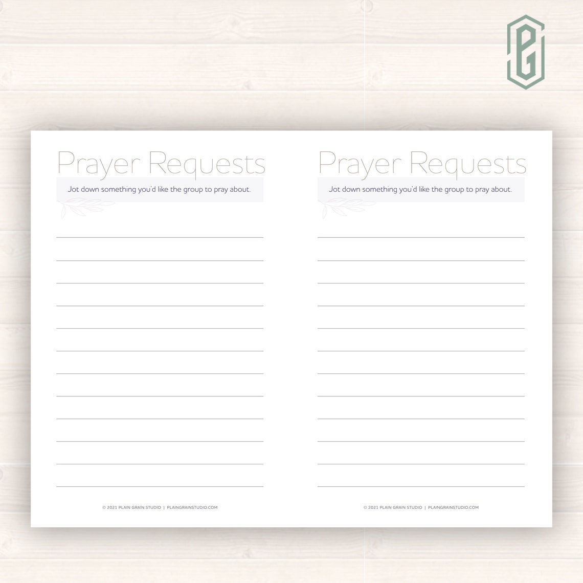 Prayer Journal Printable, Prayer Journal PDF, Prayer Journal Digital ...