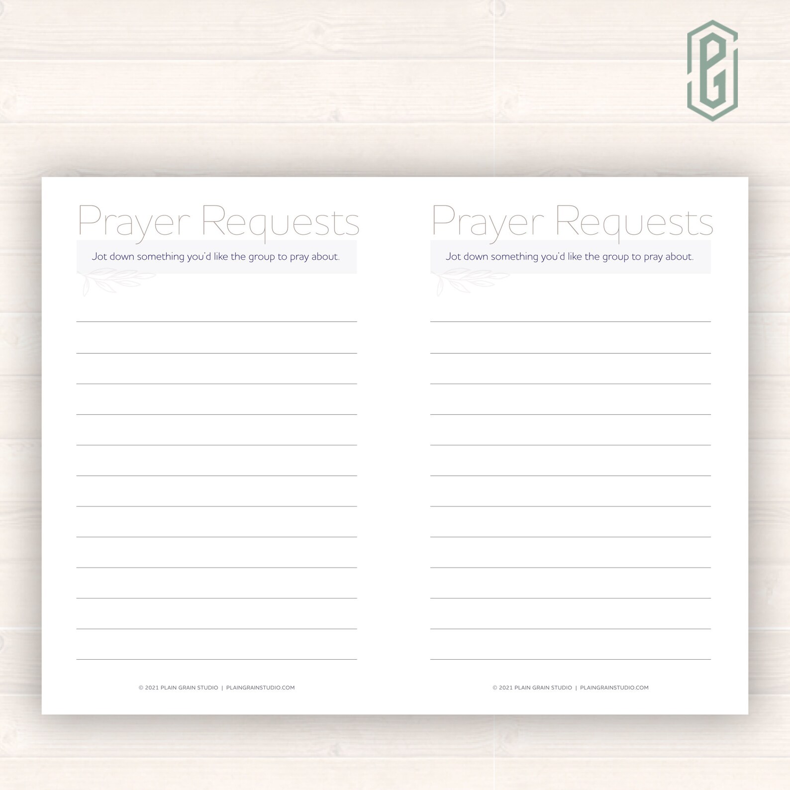Prayer Journal Printable, Prayer Journal PDF, Prayer Journal Digital ...
