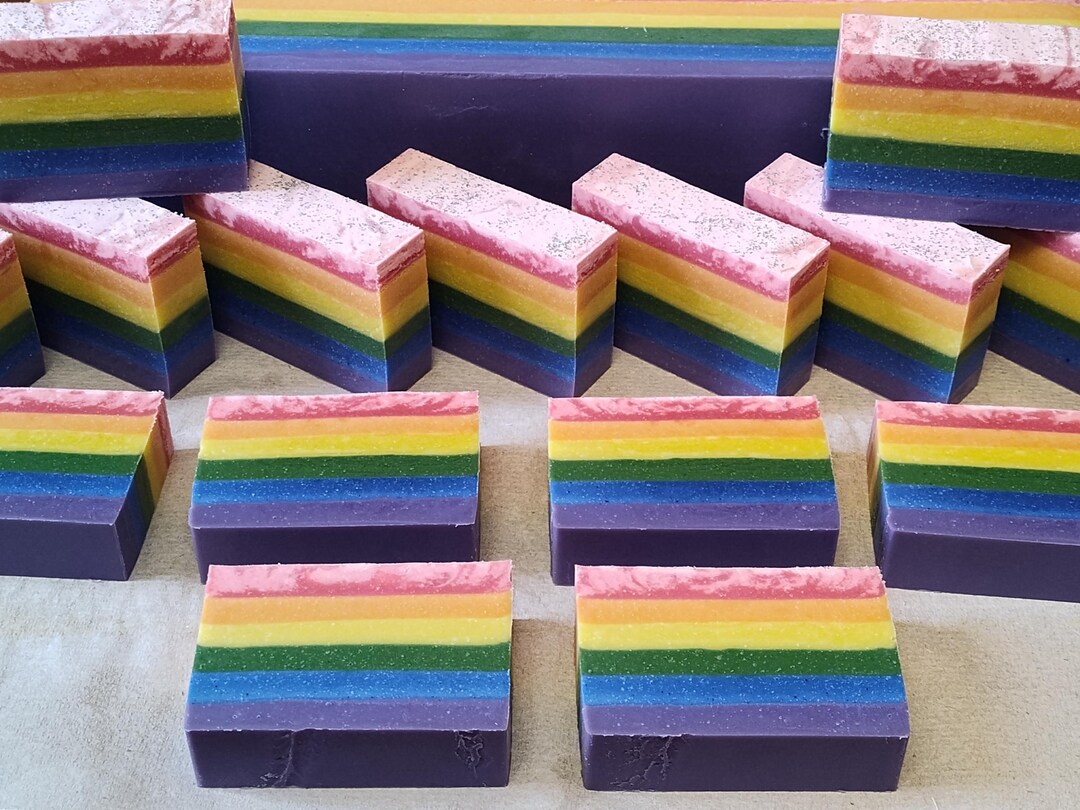 Rainbow Flag LGBTQ Pride Soap - Etsy