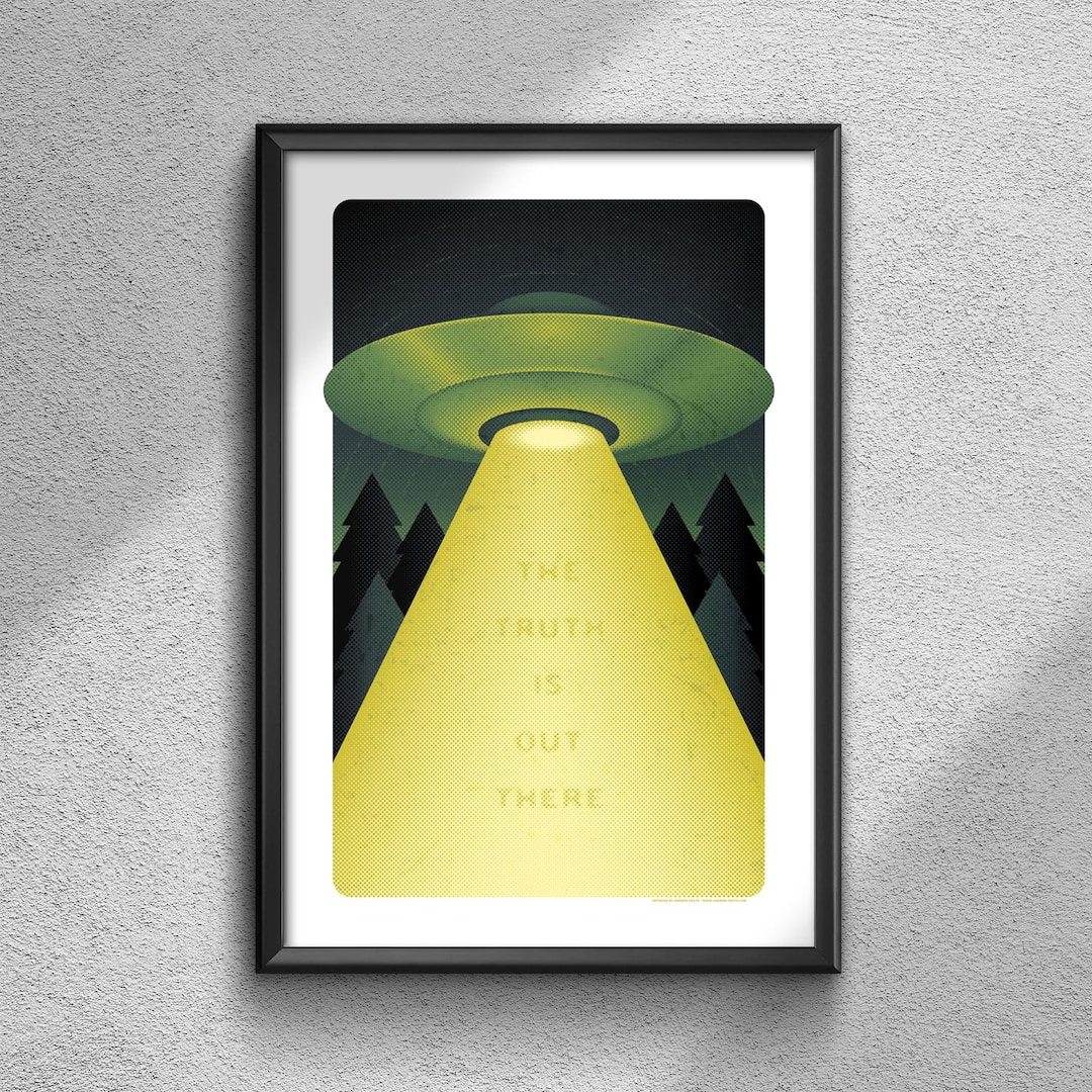 The Truth is Out There - Poster Art Print - Etsy