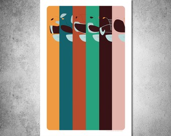 Mighty Morphin' Power Rangers Art Print - Etsy
