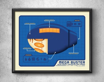 Mega Man X Buster - Etsy