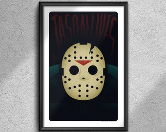 Reggie the Reckless Poster Friday the 13th Part 5 Art Print 18x24 - Etsy