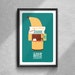 Big Yellow Joint - Poster Art Print - Etsy