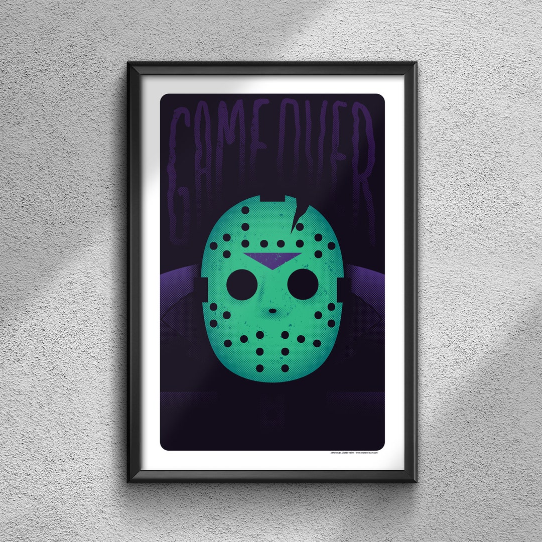 Game Over - Poster Art Print - Etsy