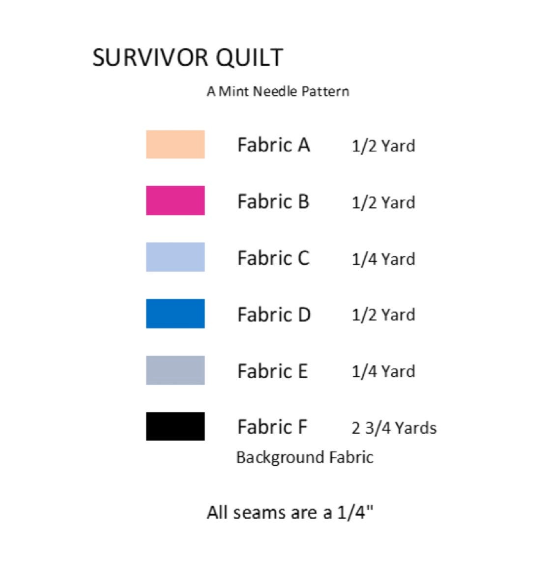 Survivor Quilt PDF Pattern - Etsy