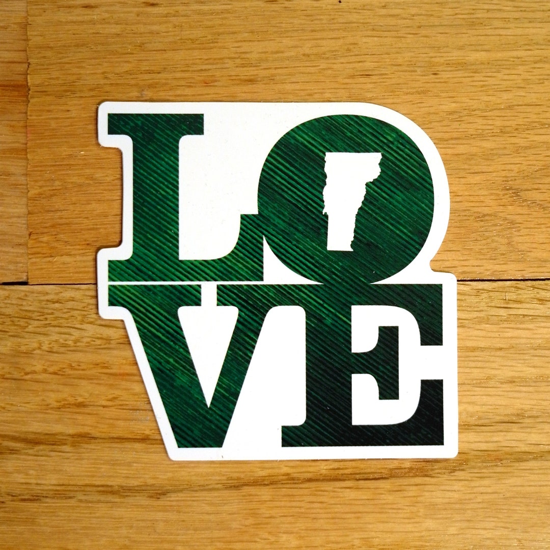 VT Love Vinyl Sticker - Etsy