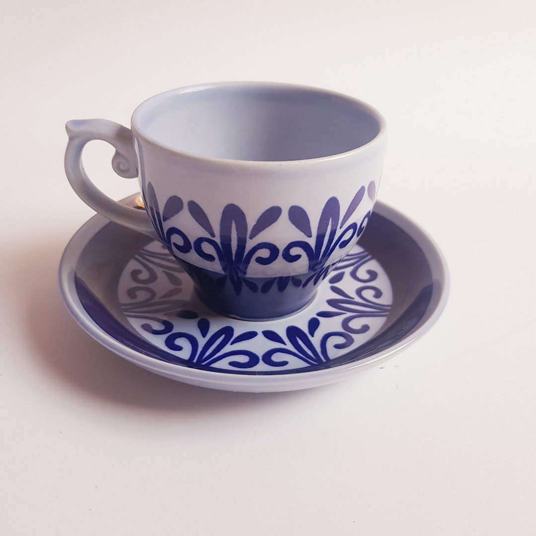 Vintage Cup and Saucer, Royal Sphinx Handpainted, Made in Holland - Etsy