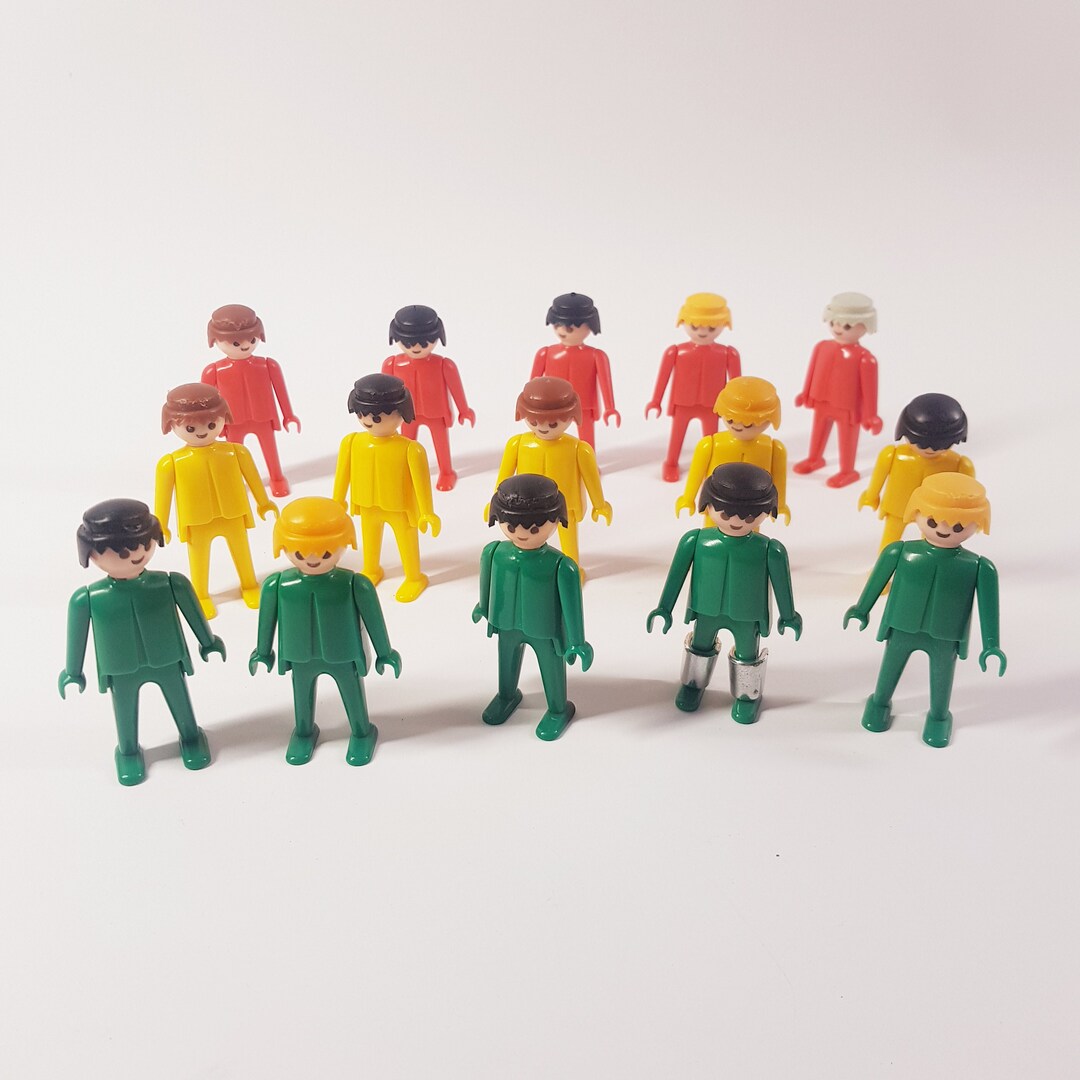 Vintage Playmobil Geobra Male Figurines, 1970s - Etsy