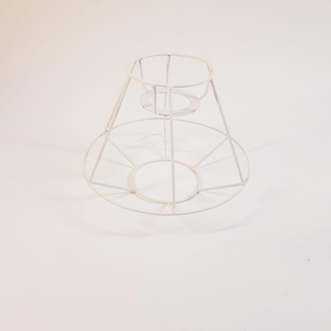 Lampshade Wire Frame, Diy Wire Lampshade, Yarn Wrapped Lampshade Frame ...