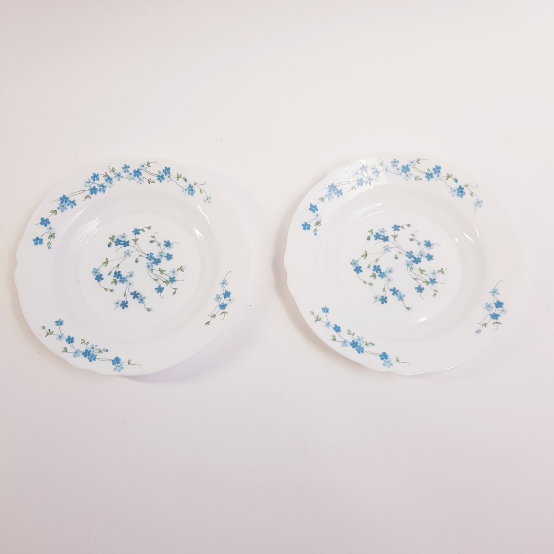 Vintage Arcopal Veronica Pasta Plates, Milkglass Made in France - Etsy