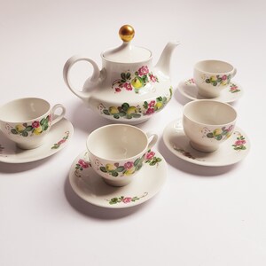 Vintage Bavaria Tea Set, Floral, Made in Germany 1980s - Etsy
