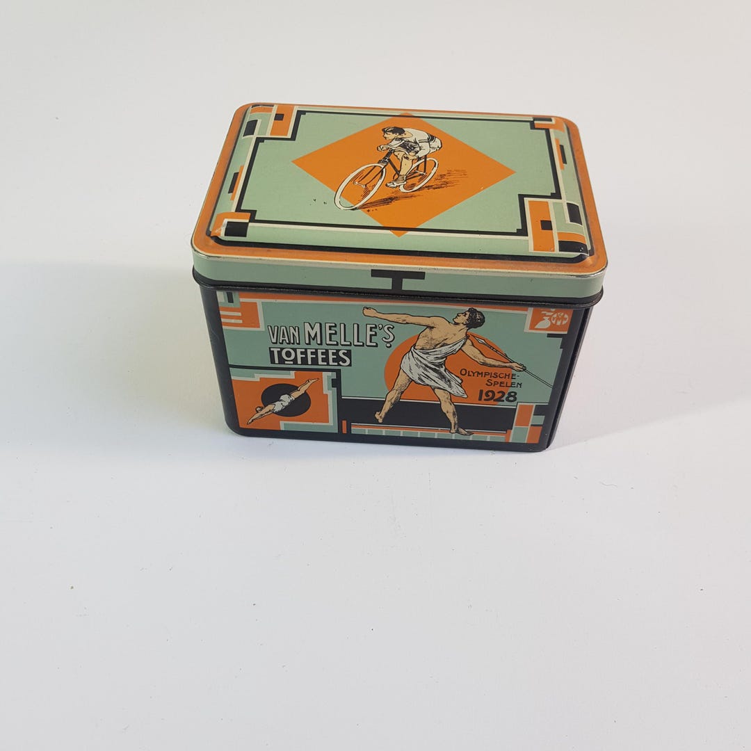 Olympic Games 1928, Van Melle's Toffee Tin - Etsy