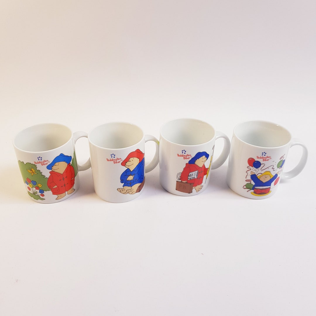Vintage Paddington Bear Mugs, Douwe Egbers, 1990s - Etsy