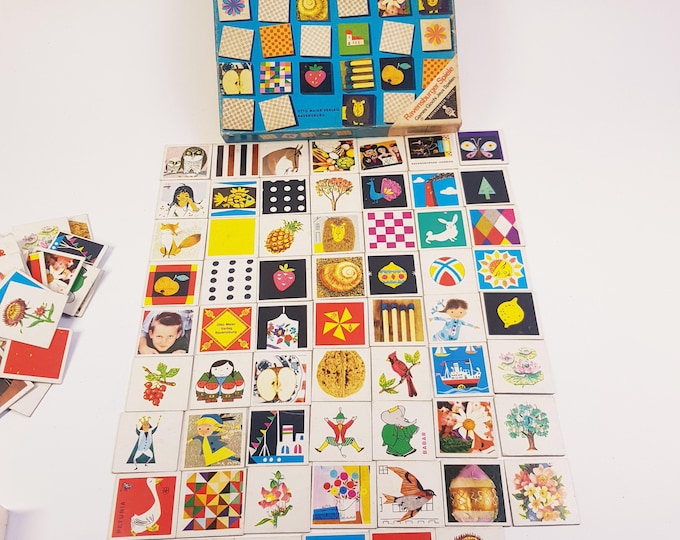 Original Memory Game, Vintage 1970s Picture Game, Otto Maier ...