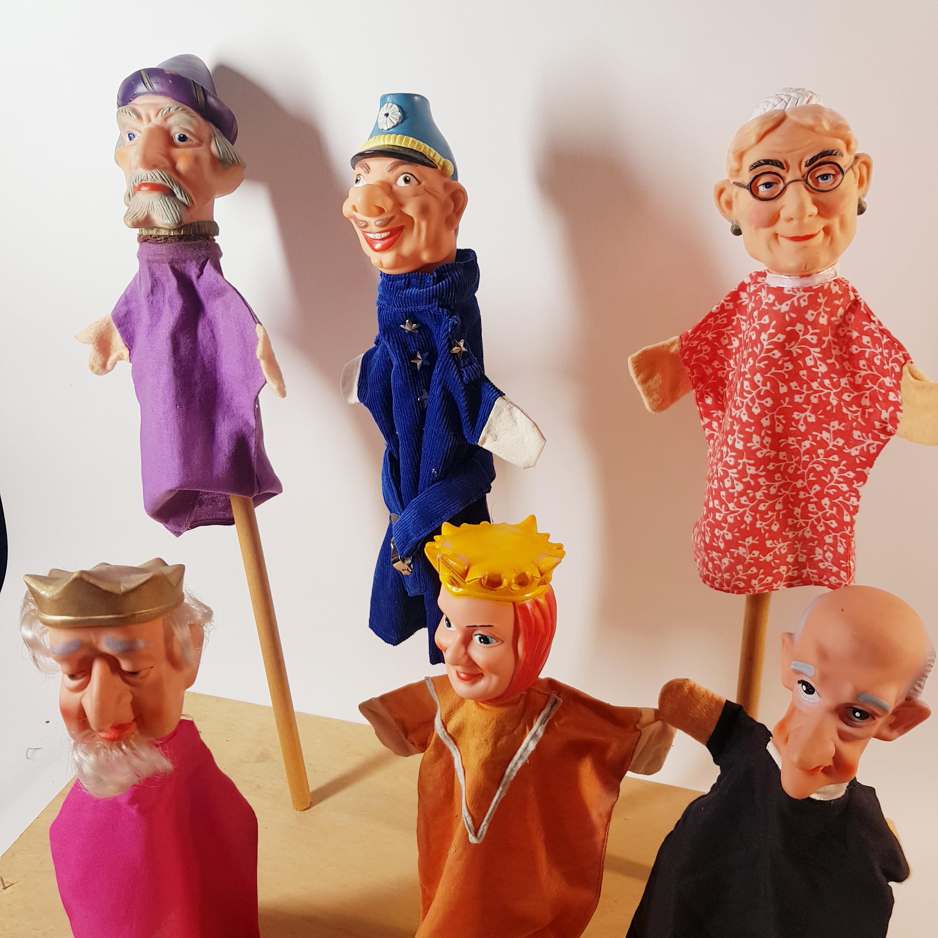 Vintage Hand Puppets 6x, Pretend Play Puppets, 1960s Toy - Etsy